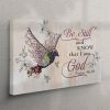 Be Still And Know That I Am God Psalm 4610 Sparrow Bible Verse Wall Art ...