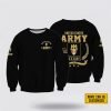 Custom Name Rank United State Army Aide De Camp EST Army 1775 Crewneck ...