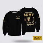 Custom Name Rank United State Army Aide De Camp EST Army 1775 Crewneck ...