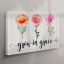 Grow In Grace Canvas Wall Art - Christian Wall Art Canvas - Excoolent