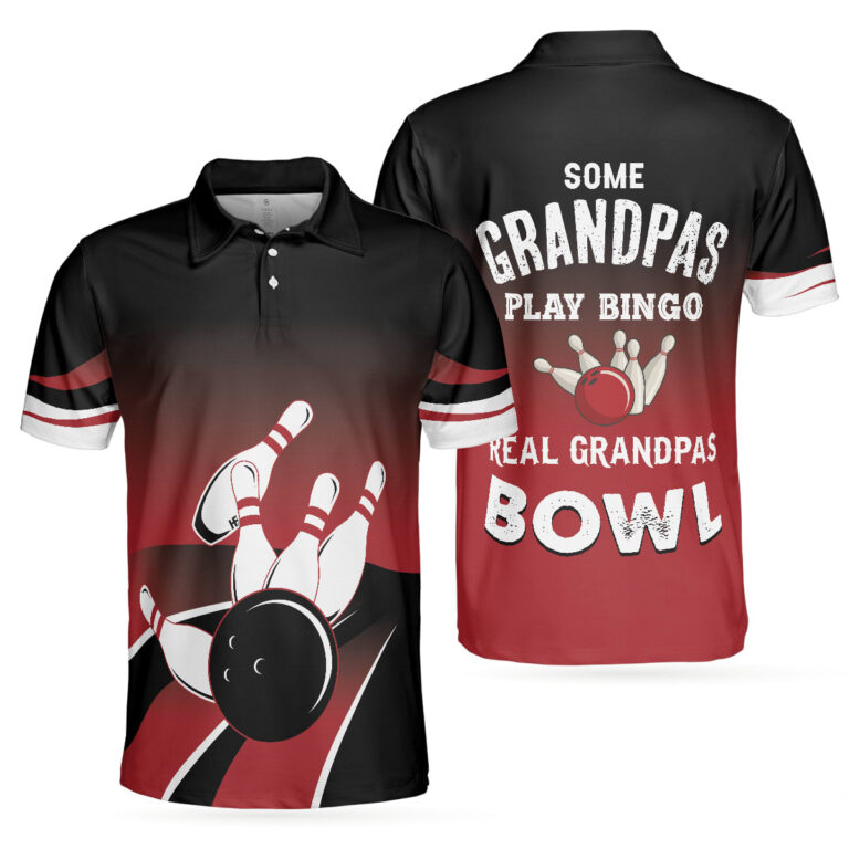 Bowling Polo Shirt, Custom Blue Dragon Men Bowling Polo Shirts Team ...