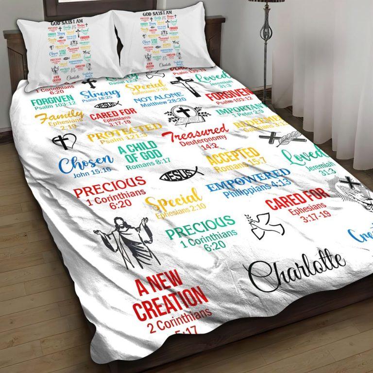 Jesus Christian, My God That Is Who You Are Quilt Bedding Set ...