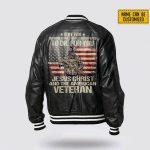 Custom Name Jesus Christian Faith Over Fear Bomber Jacket - Gifts For ...