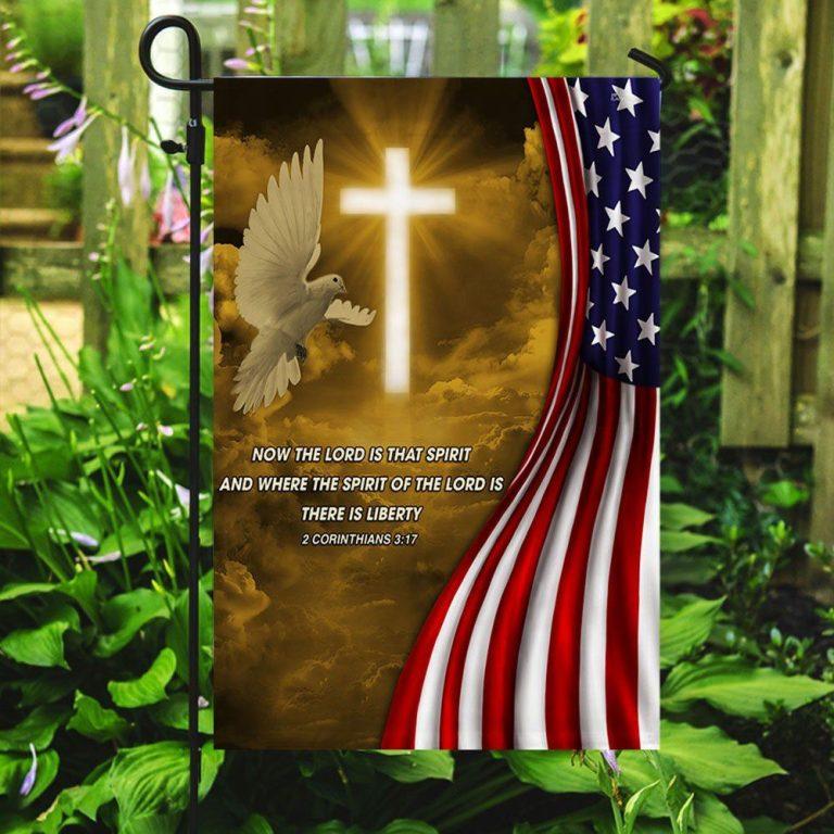 Jesus Flag Holy Spirit Liberty American Flag - Christian Flag Outdoor ...