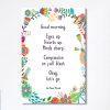 Lin-Manuel Miranda Good Morning Canvas Wall Decor - Motivational Wall ...