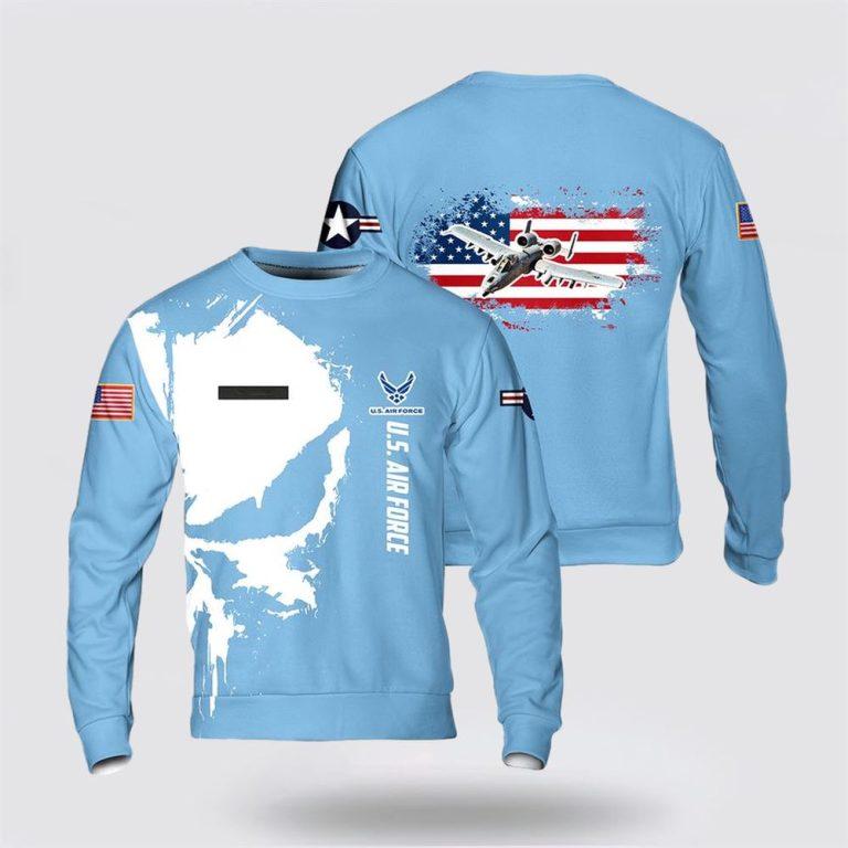Veterans Sweater, Custom US Air Force Veteran Christmas Sweater With ...