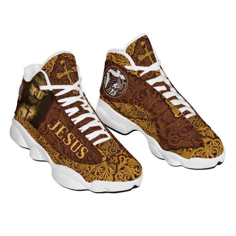 Christian Basketball Shoes, Jesus Portrait Art Basketball Shoes, Jesus ...