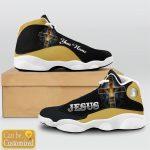 Christian Shoes, Black And Yellow Lion Jesus Custom Name Jd13 Shoes ...