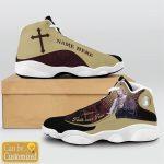 Christian Shoes, Jesus Faith Over Fear God Figure Custom Name Jd13 ...
