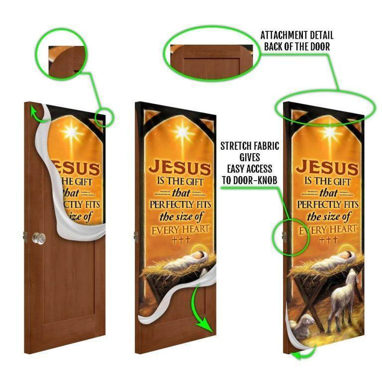 Jesus Is The Gift That Perfectly Fits The Size Of Every Heart Door ...