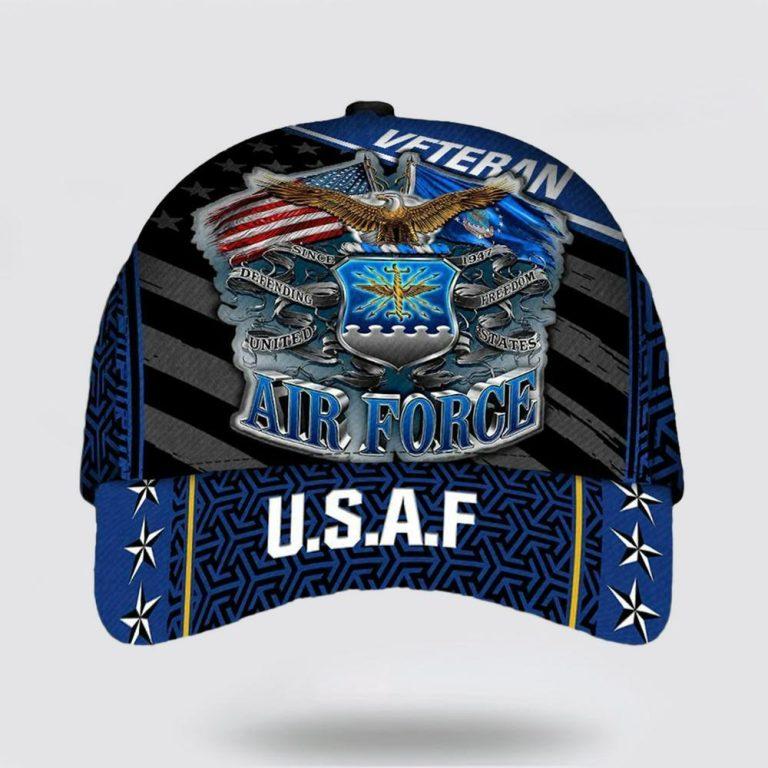 Personalized Name Rank US Veteran Air Force Baseball Cap, Veteran ...