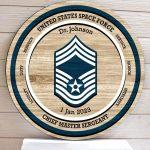 US Air Force Wood Sign United States Air Force Chief Master Sergeant ...