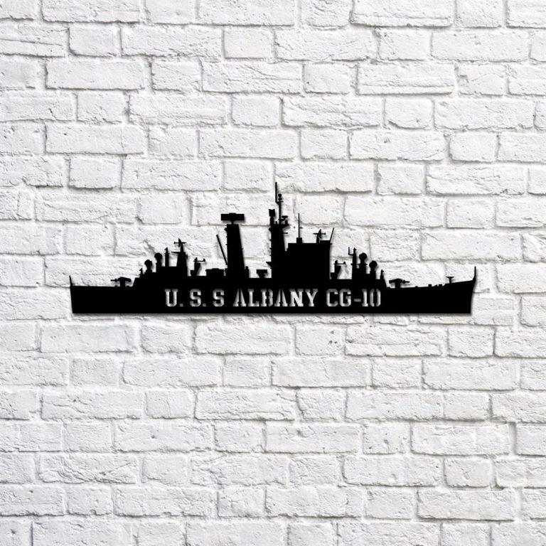 Us Navy Metal Sign, Veteran Signs, Uss Raleigh Lpd1 Navy Ship Metal Art ...