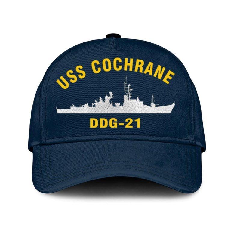 Us Navy Veteran Cap, Embroidered Cap, Uss William V Pratt Dlg-13 ...