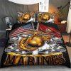 Veteran Bedding Set, Us Marine Corps Veteran American Bedding Set ...