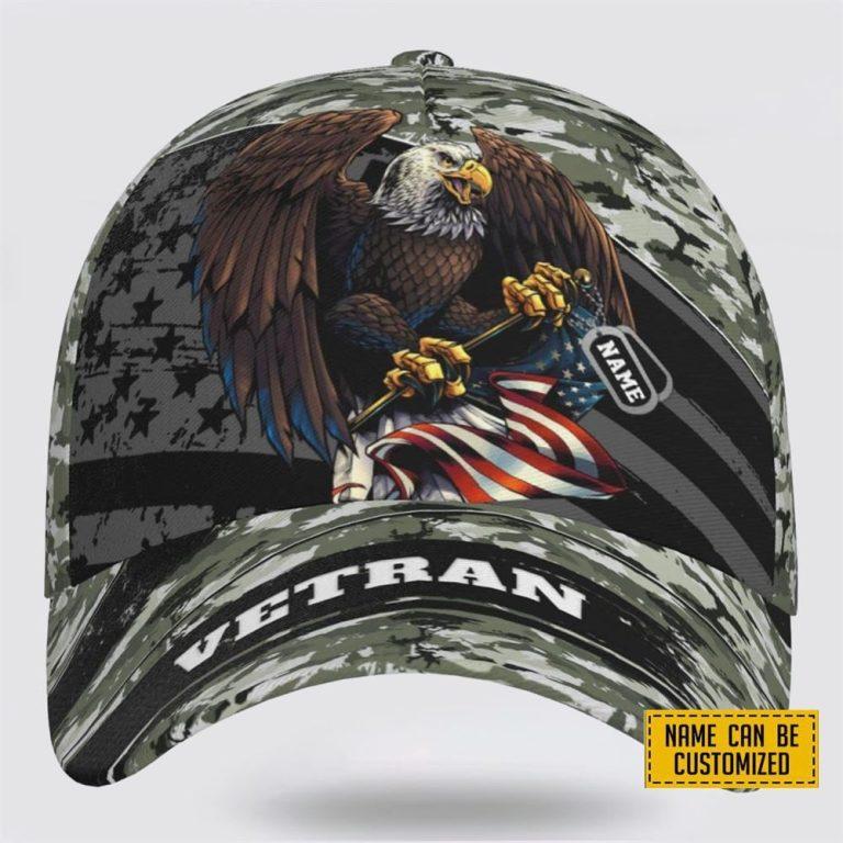Veterans Baseball Caps American Soldier Nameplate, Personalized Name ...