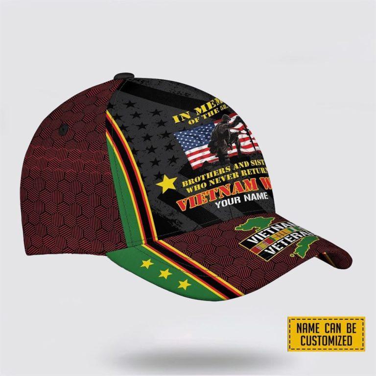 Veterans Baseball Caps Never Returned Vietnam War, Personalized Name ...