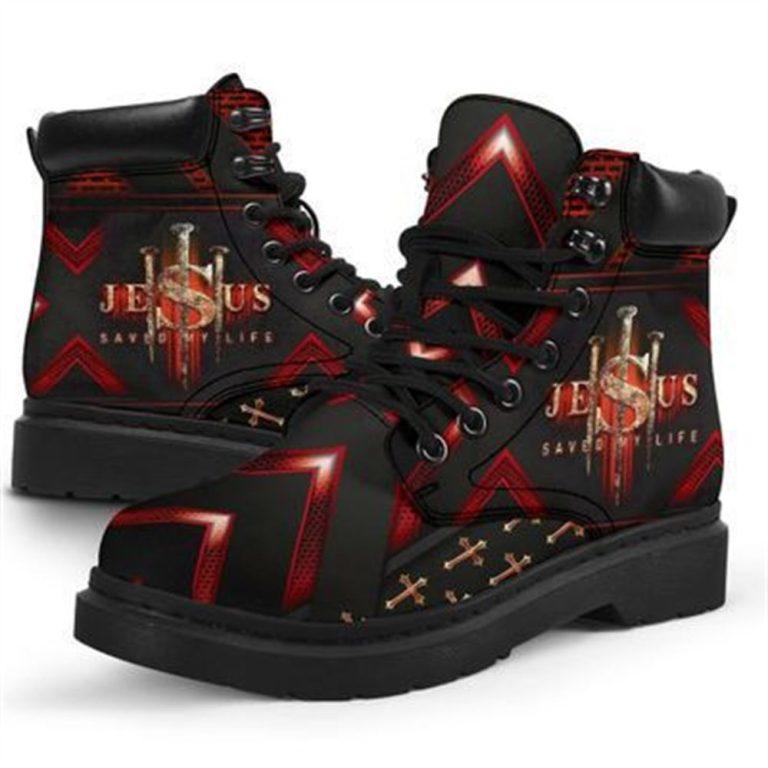 Christian Boots, Jesus Shoes, Jesus Saved My Life Printed Boots, Jesus ...