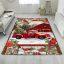 Christmas Rugs, Christmas Area Rugs, Barn Red Truck Christmas Rug ...