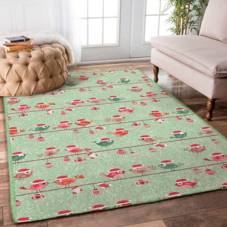 Christmas Rugs, Christmas Area Rugs, Noble Avian Tribute With Cardinal ...
