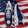 Custom Name Rank Military Shoes, US Navy Military Ranks Veteran Clunky ...