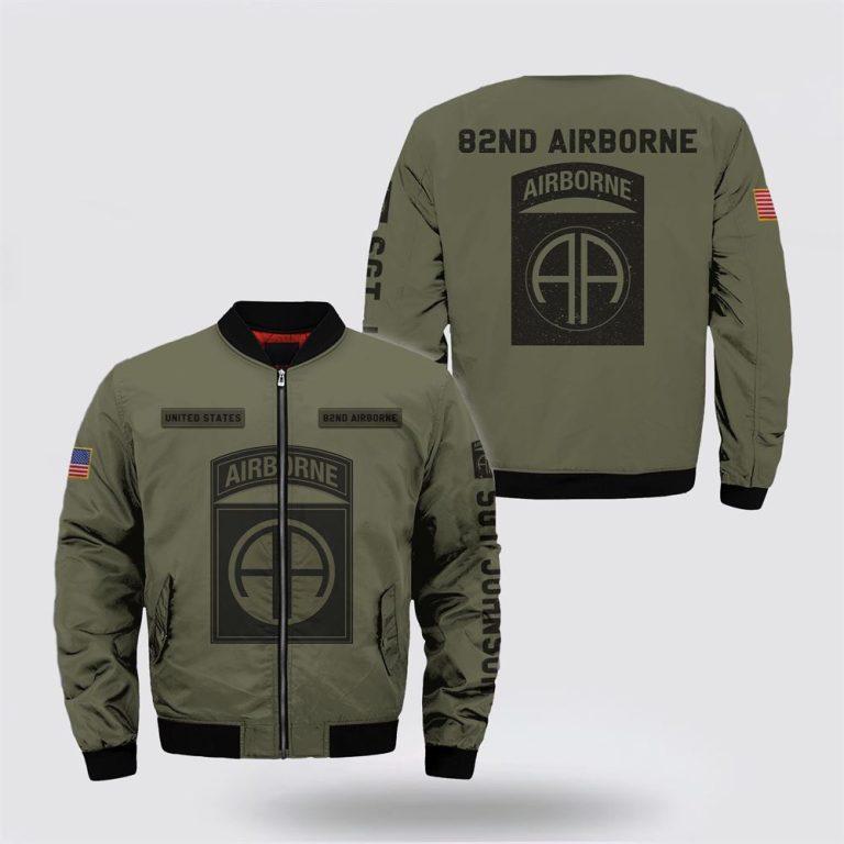 Army Bomber Jacket, Personalized Rank US Army Veteran Bomber Jacket ...
