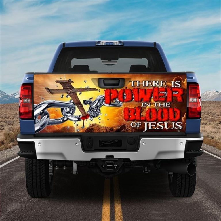 Jesus Tailgate Wrap, Jesus Car Sticker Wrap There Is Power Truck ...