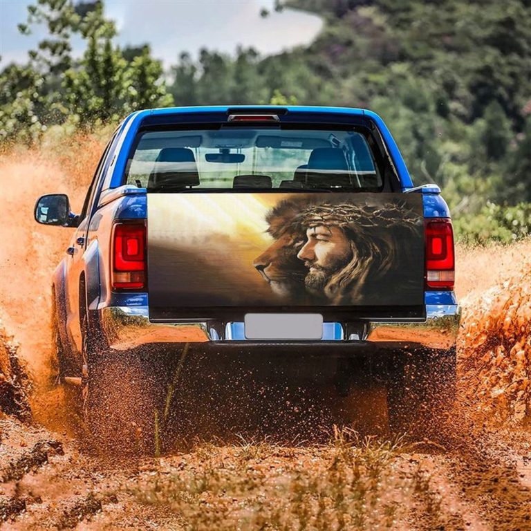 Jesus Tailgate Wrap, Jesus Lion Tailgate Wrap Jesus Lion Of Judah ...