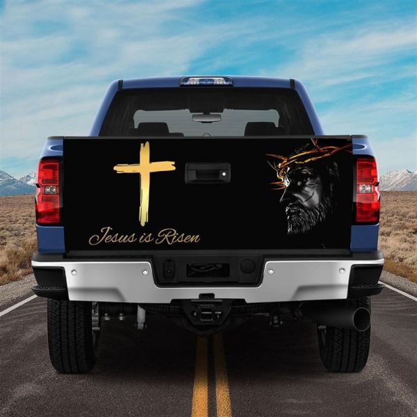 Jesus Tailgate Wrap, Jesus Portrait Tailgate Wrap, Jesus Is Risen ...