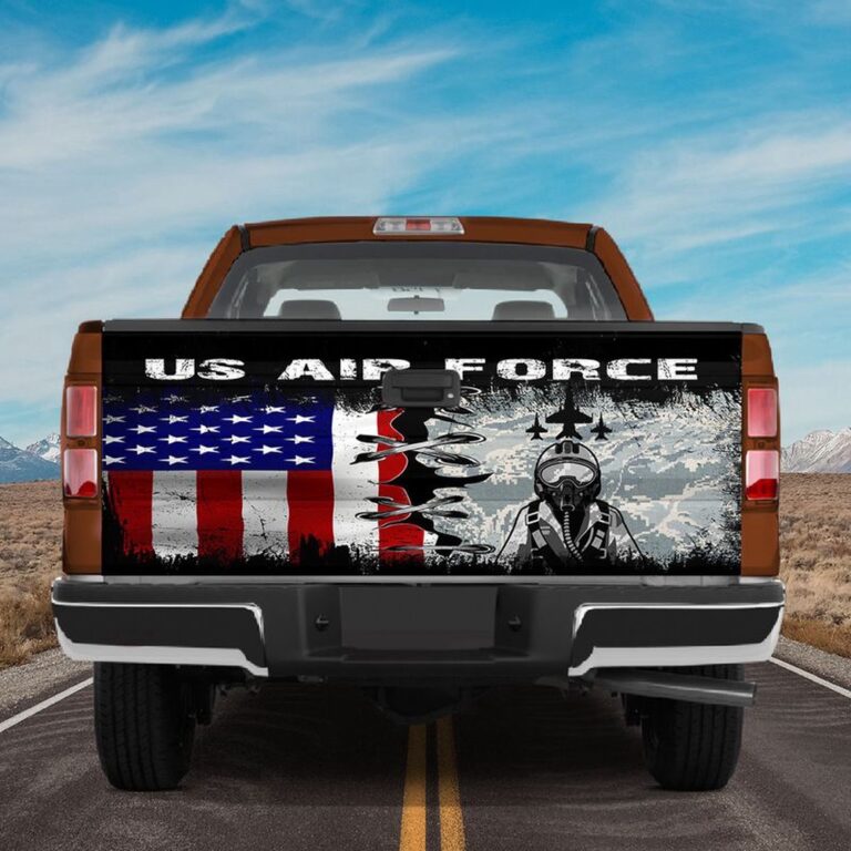 Veteran Tailgate Wrap, Us Air Force Vinyl Graphic Decal Sticker ...