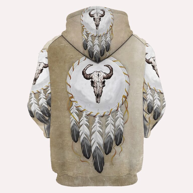 Bison Native American Hoodie Leggings Set, Native American Hoodies ...