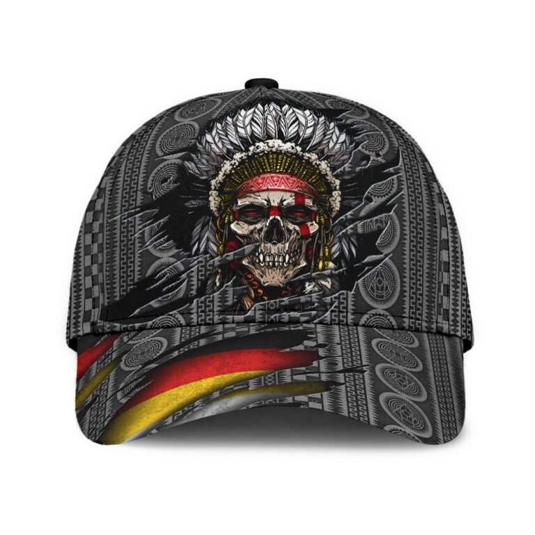 Native American Baseball Cap, Aboriginal Skull Native American Baseball ...