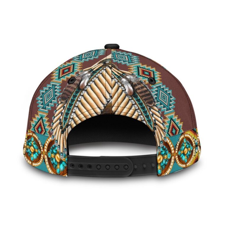 Native American Baseball Cap, Beadwork Native American Baseball Cap ...