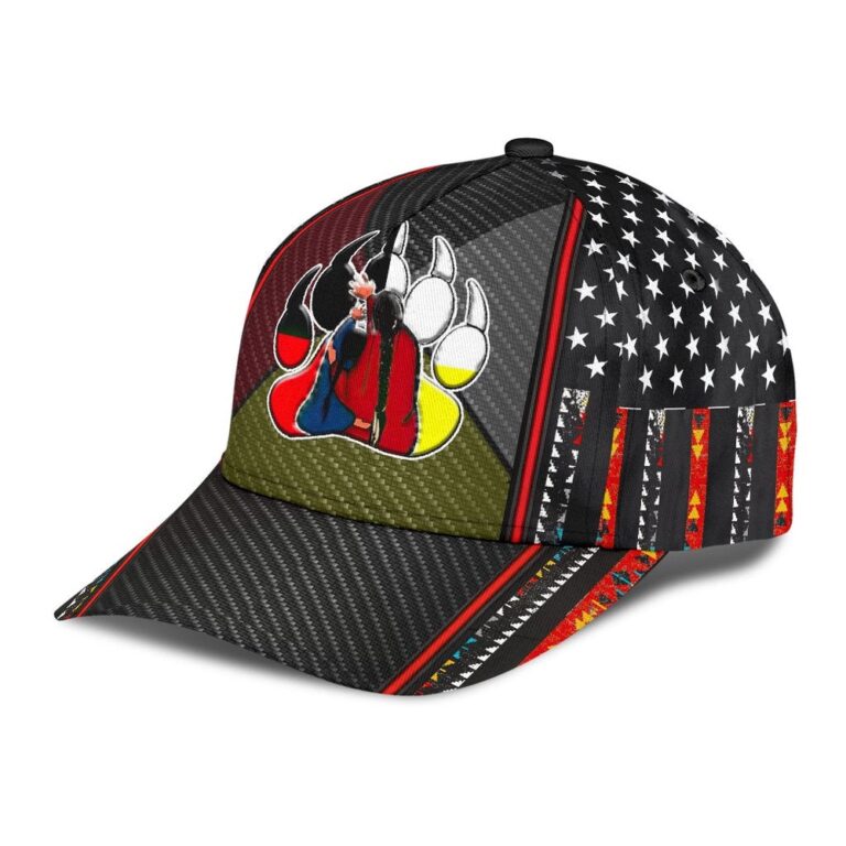 Native American Baseball Cap, Bear's Paw Native American Baseball Cap ...