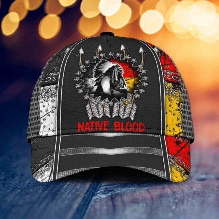 Native American Baseball Cap, Blood Native American Baseball Cap ...