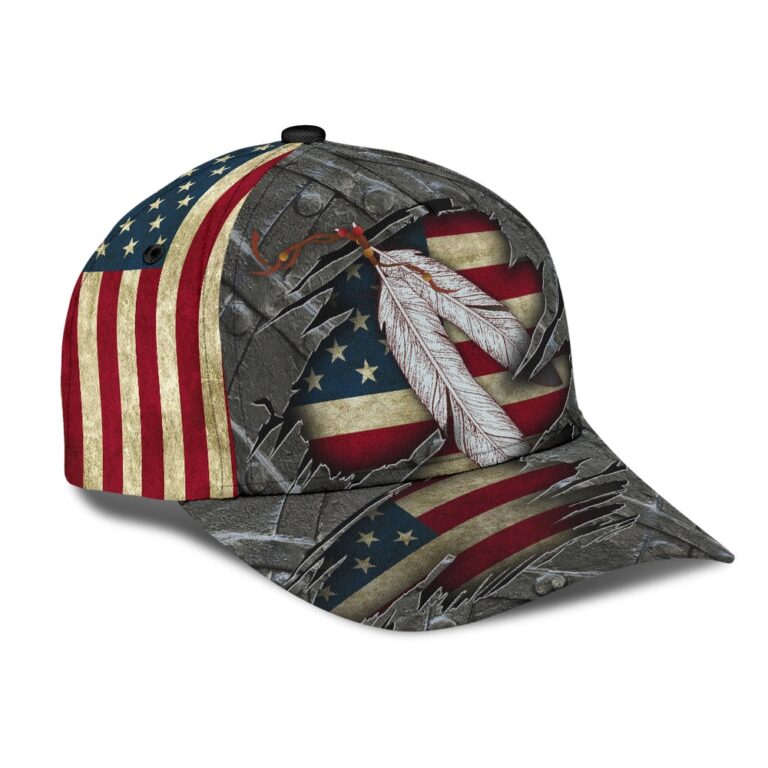 Native American Baseball Cap, Feather Flags Native American Baseball ...