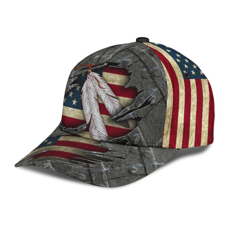 Native American Baseball Cap, Feather Flags Native American Baseball ...