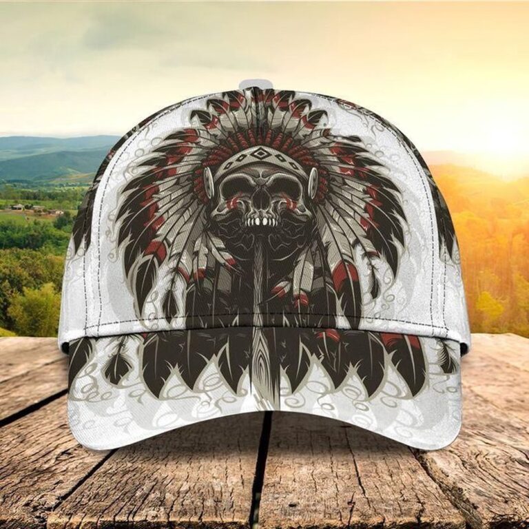 Native American Baseball Cap, Skull Native American Baseball Cap ...