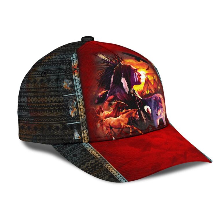 Native American Baseball Cap, Spirit Of The Wild Native American ...