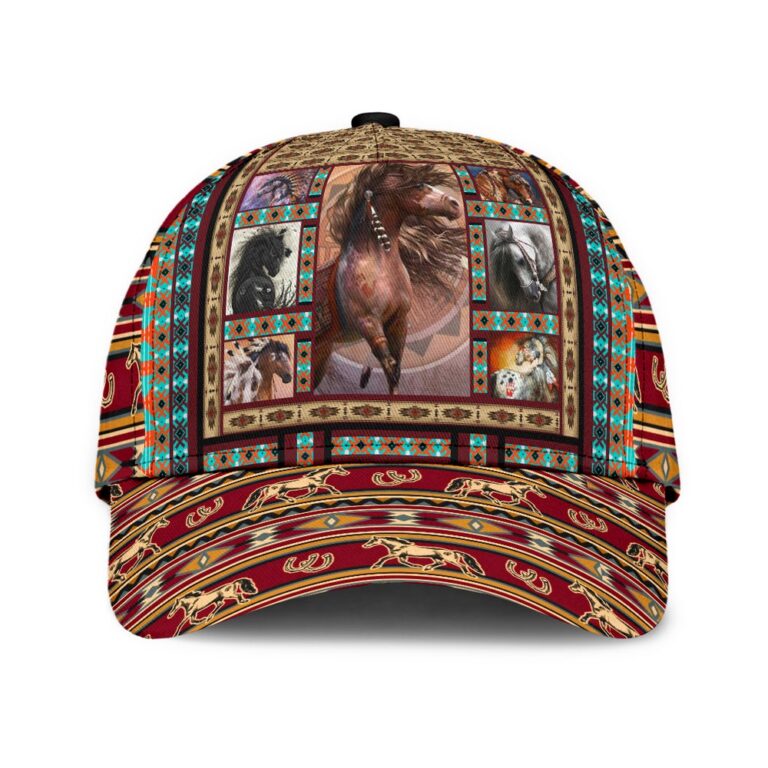 Native American Baseball Cap, The Horse Native American Baseball Cap ...