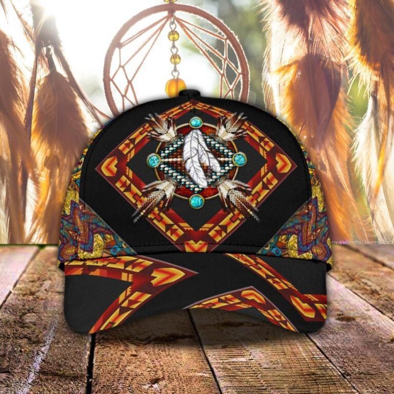 Native American Baseball Cap, Traditional Pattern Native American ...