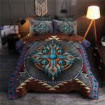 Native American Bedding Set, Beaded Jade Motifs Native American Bedding ...