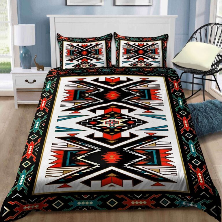 Native American Bedding Set, Tribe Colorfull Design Native American ...