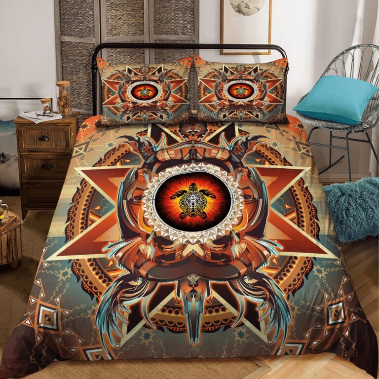 Native American Bedding Set, Turtle Native American Bedding Set, Native ...