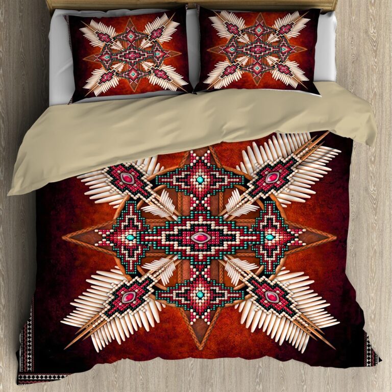 Native American Bedding Set, War Pattern Native American Bedding Set ...
