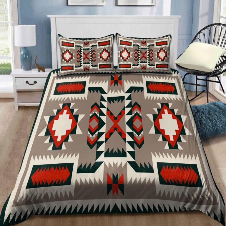 Native American Bedding Set, Western Brocade Native American Bedding ...