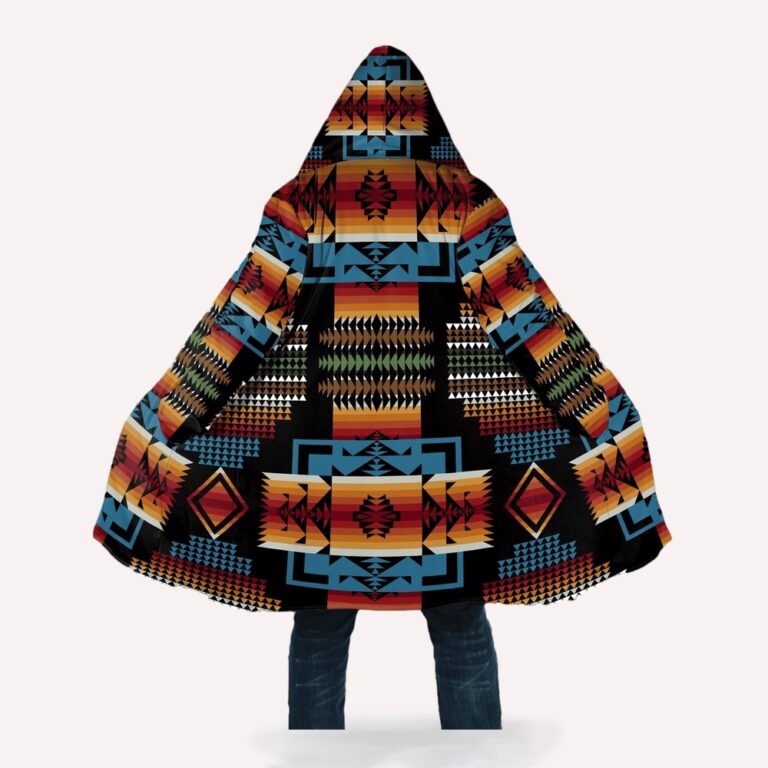 Native American Coat, Brocade Patterns Native American 3D All Over ...