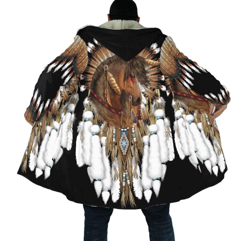 Native American Coat, Horse Pride Native American 3D All Over Printed ...