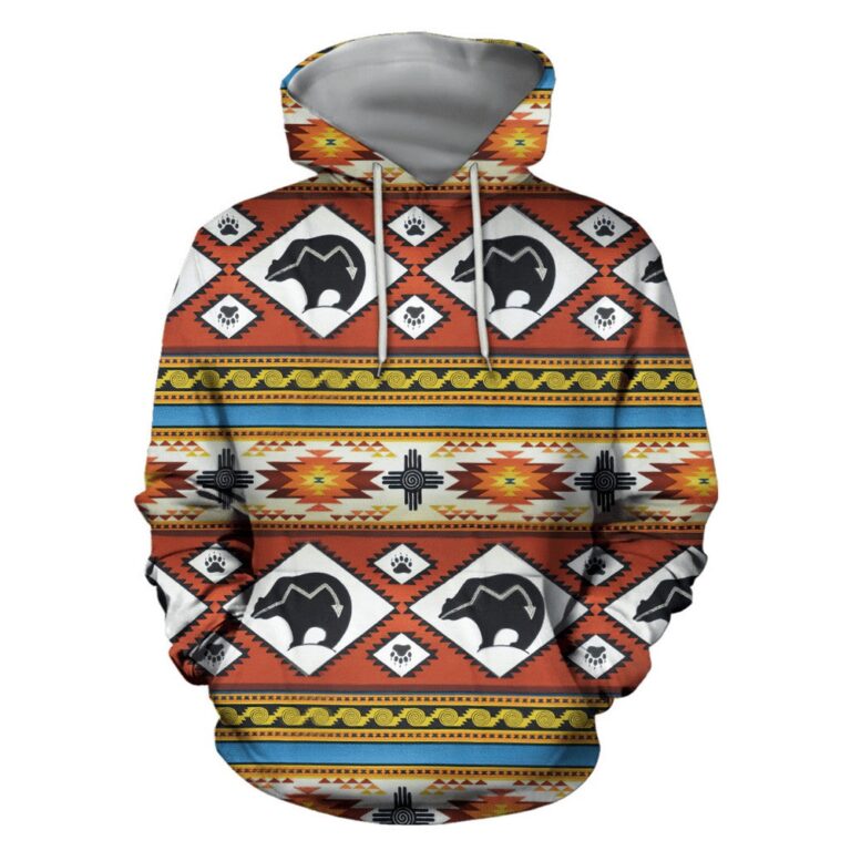 Native American Coat, Earthy Brown Native American 3D All Over Printed ...