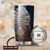 Native American Tumbler, Custom Name My Veins Native American Steel ...